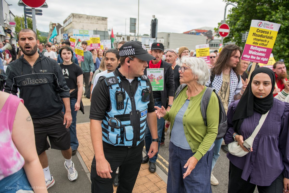 The Stop the Far Right Unity Protest in Swansea - Robs Blog