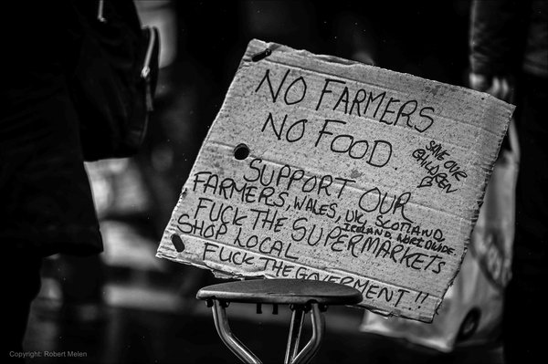 Welsh Farmers protest in Cardiff - Robs Blog