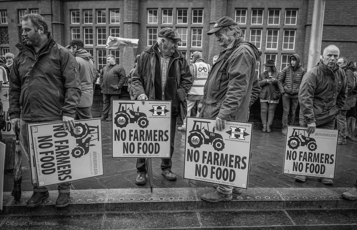 Welsh Farmers protest in Cardiff - Robs Blog