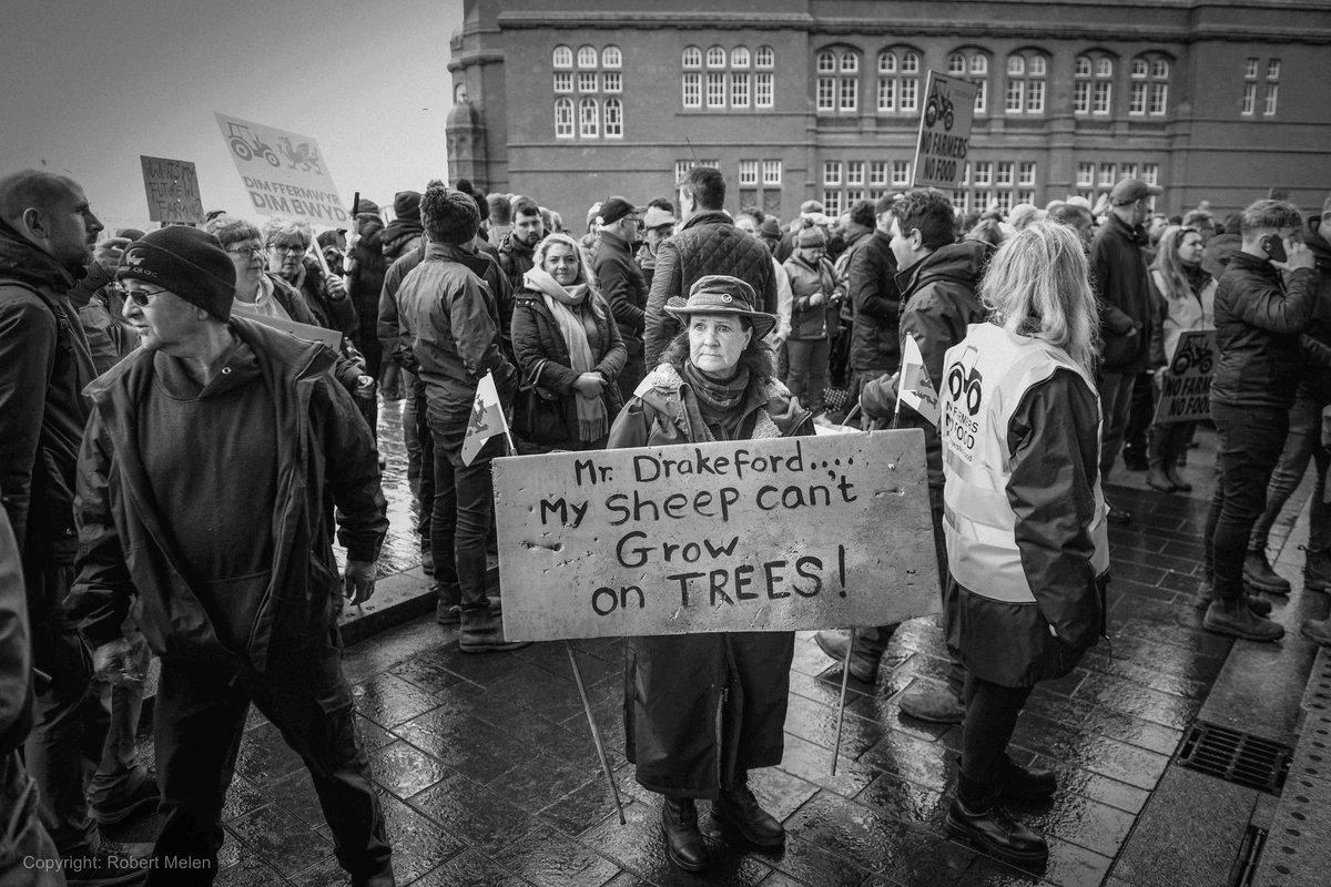 Welsh Farmers protest in Cardiff - Robs Blog